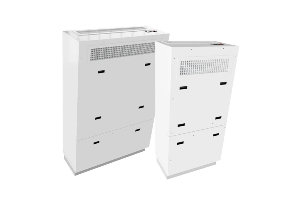 TOTAL CLASS 300/800 Sensible heat recovery unit with vertical structure ...