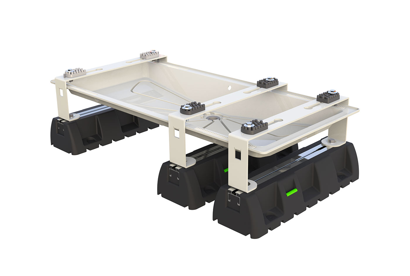 Tecnosystemi - INFINITY INFINITY floor support with BLUE RIVER and 3 ...