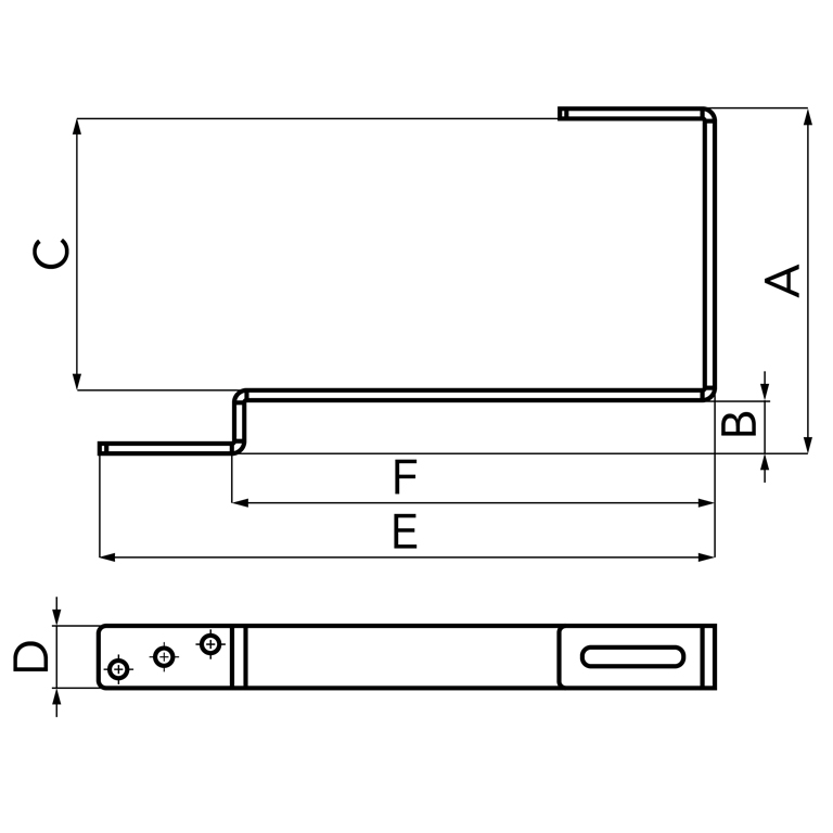 HSTL-3 HSTL 120 / 40-62 support for fixing on pitched roofs - Tecnosystemi