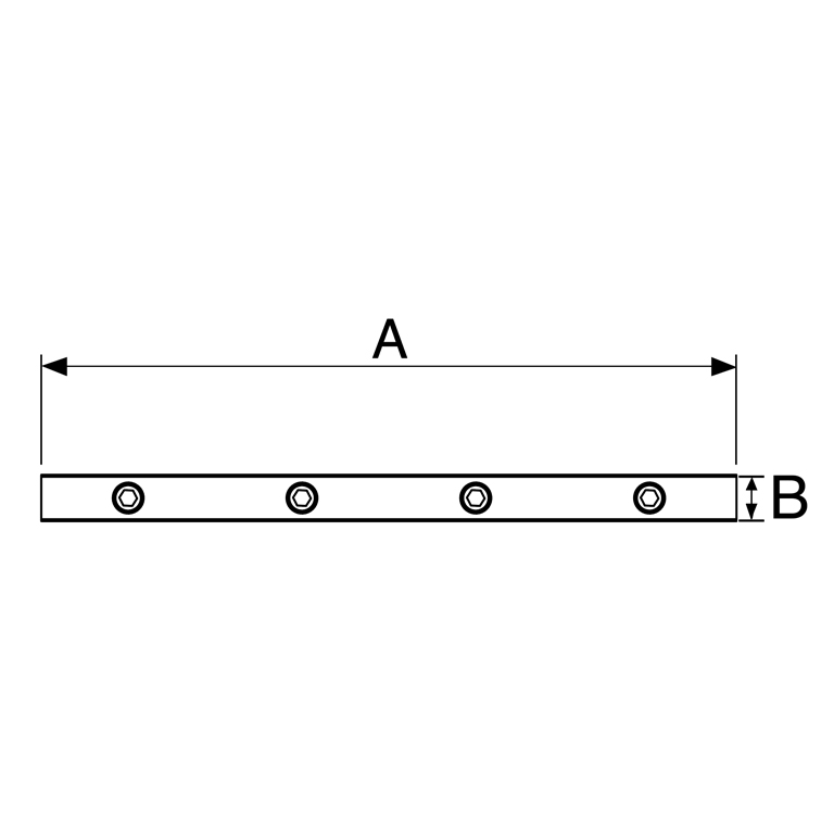 Tecnosystemi - HGCP Junction for FVP 400/300/250 aluminium profiles