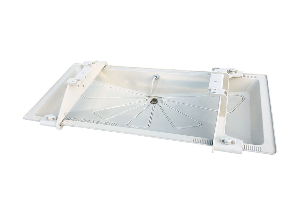 Tecnosystemi - BLUE RIVER Condensate drain pan with heating cable