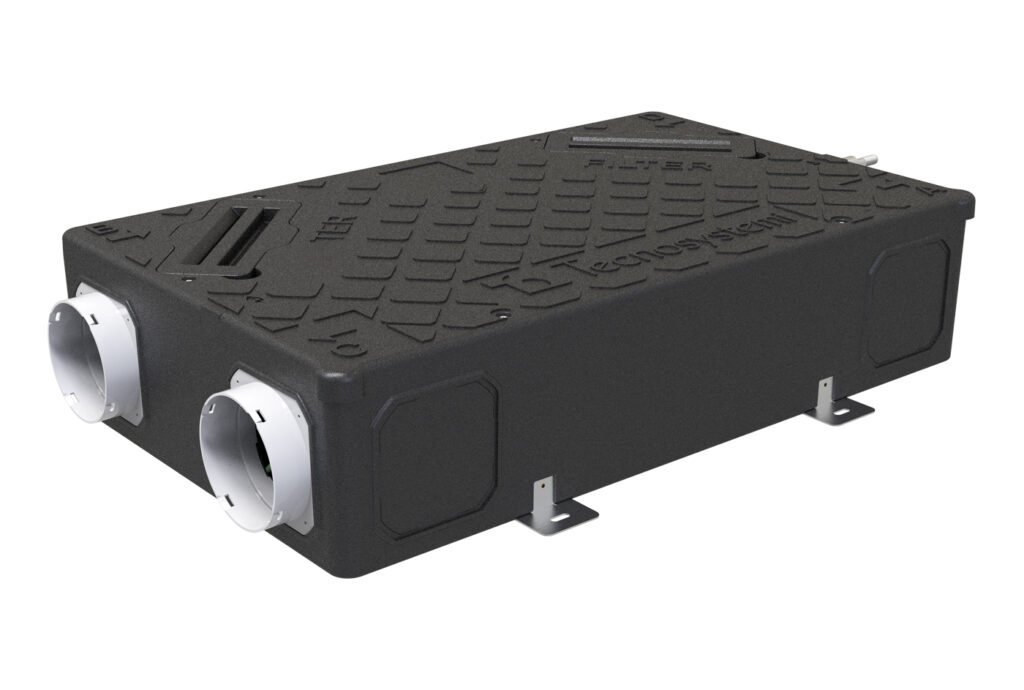 TS-ERVU Recuperatore di calore entalpico canalizzabile a soffitto ...