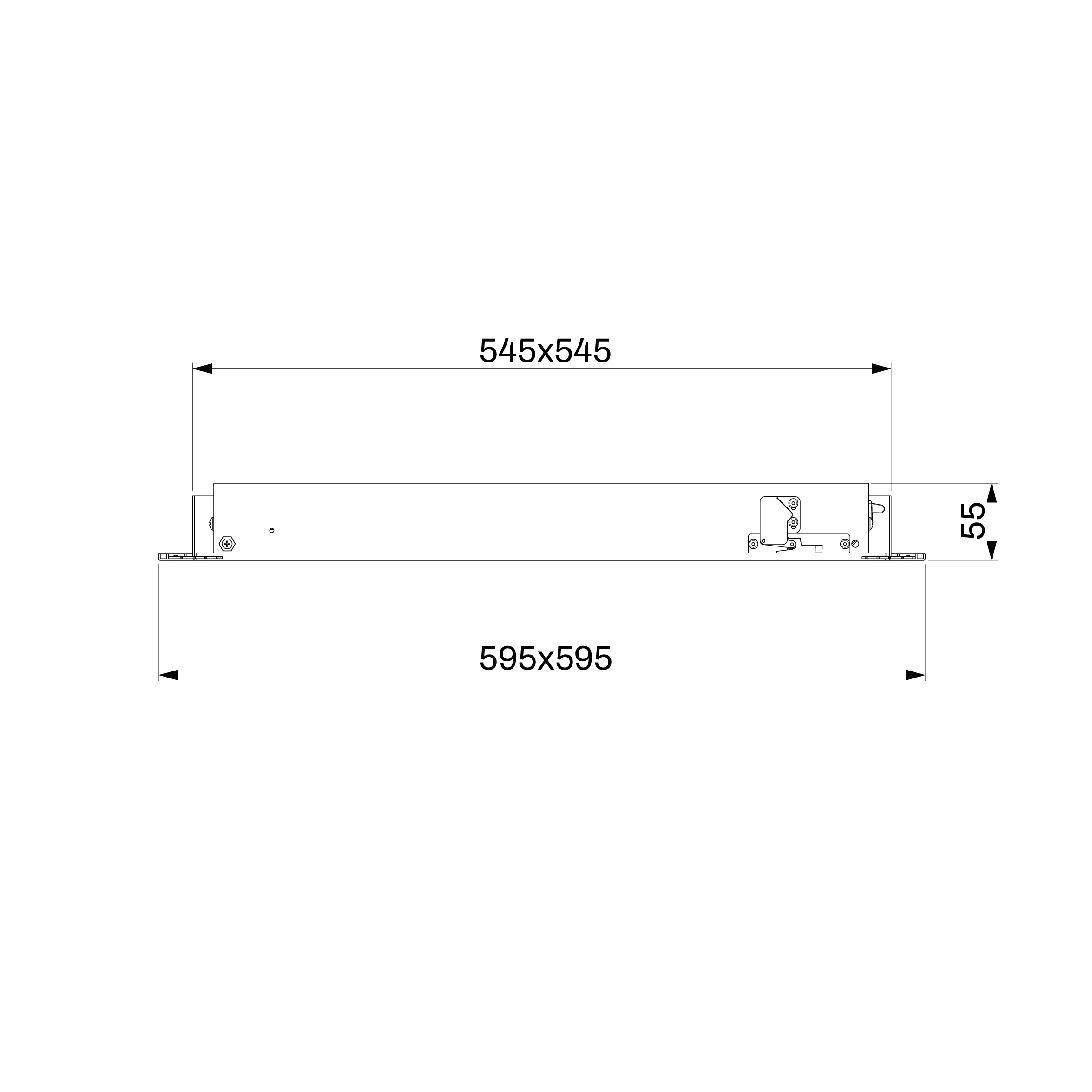 Return grille with fixed 45° inclined blades in matte white painted ...