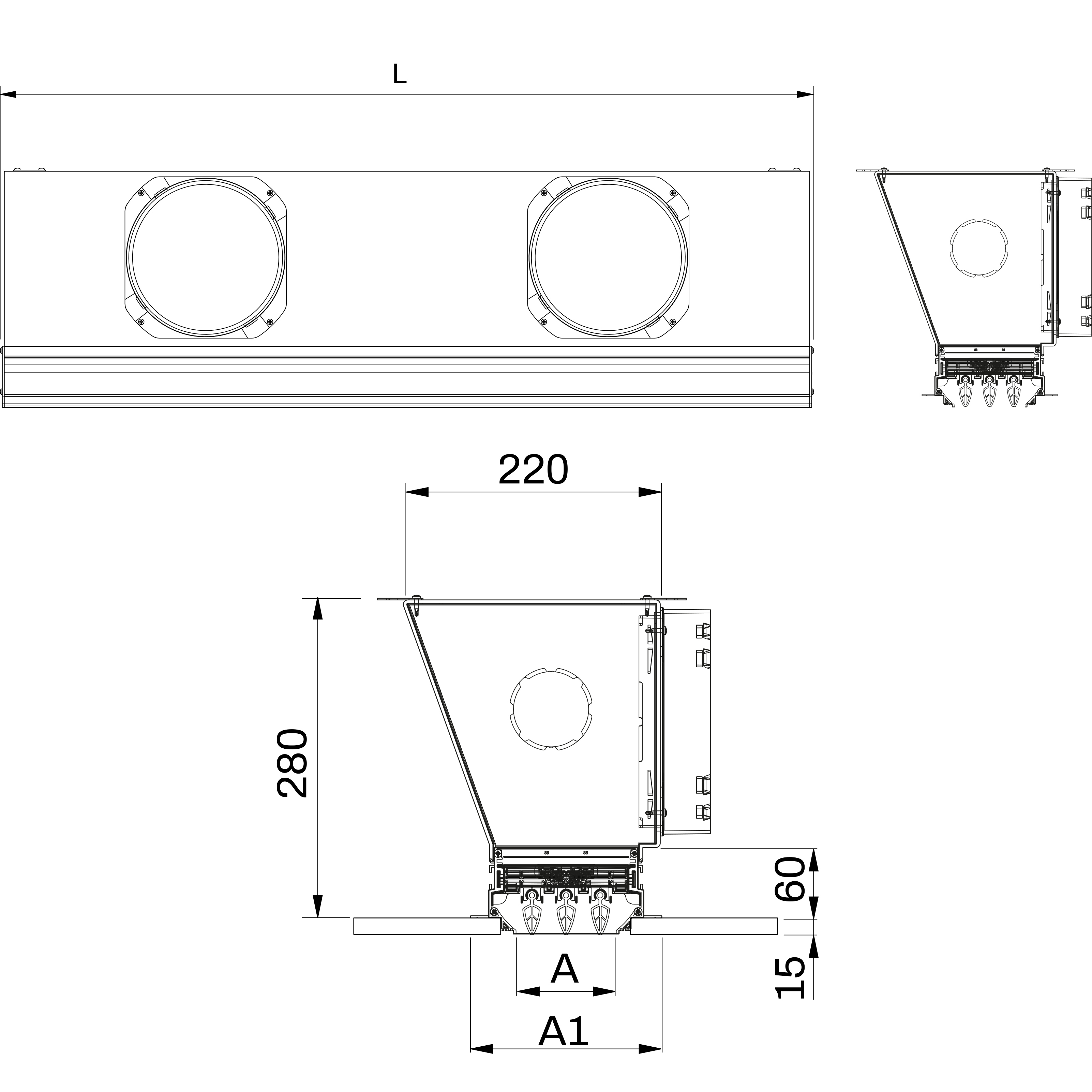Tecnosystemi - Recessed linear diffuser in anti-condensation PVC ...