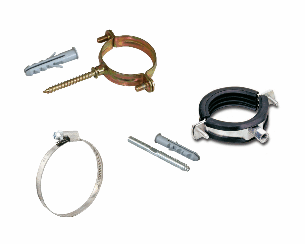Fascette stringitubo in acciaio e collari zincati | Tecnosystemi