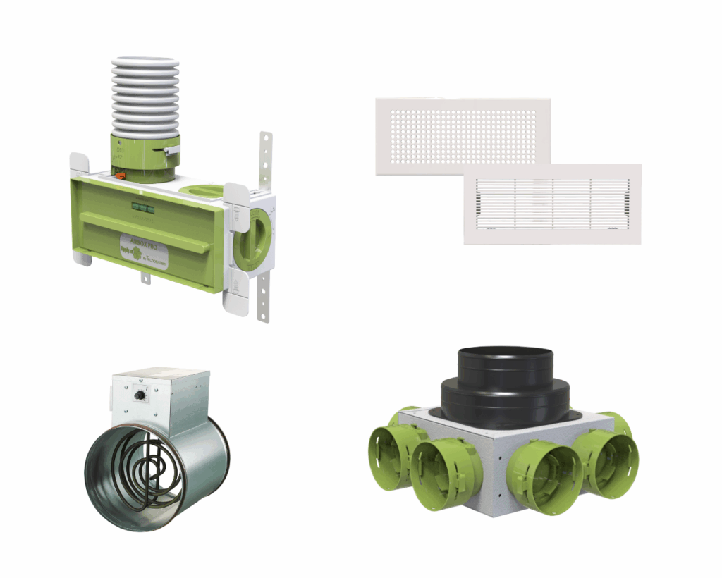 Tubi, plenum e griglie per VMC | Tecnosystemi