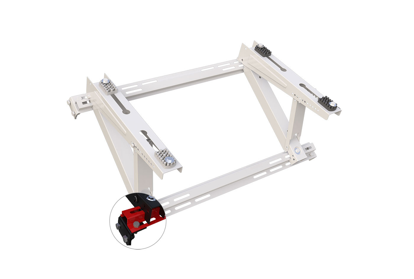 TSTT 140 A transverse roof bracket for crimped metal sheet - Smart ...